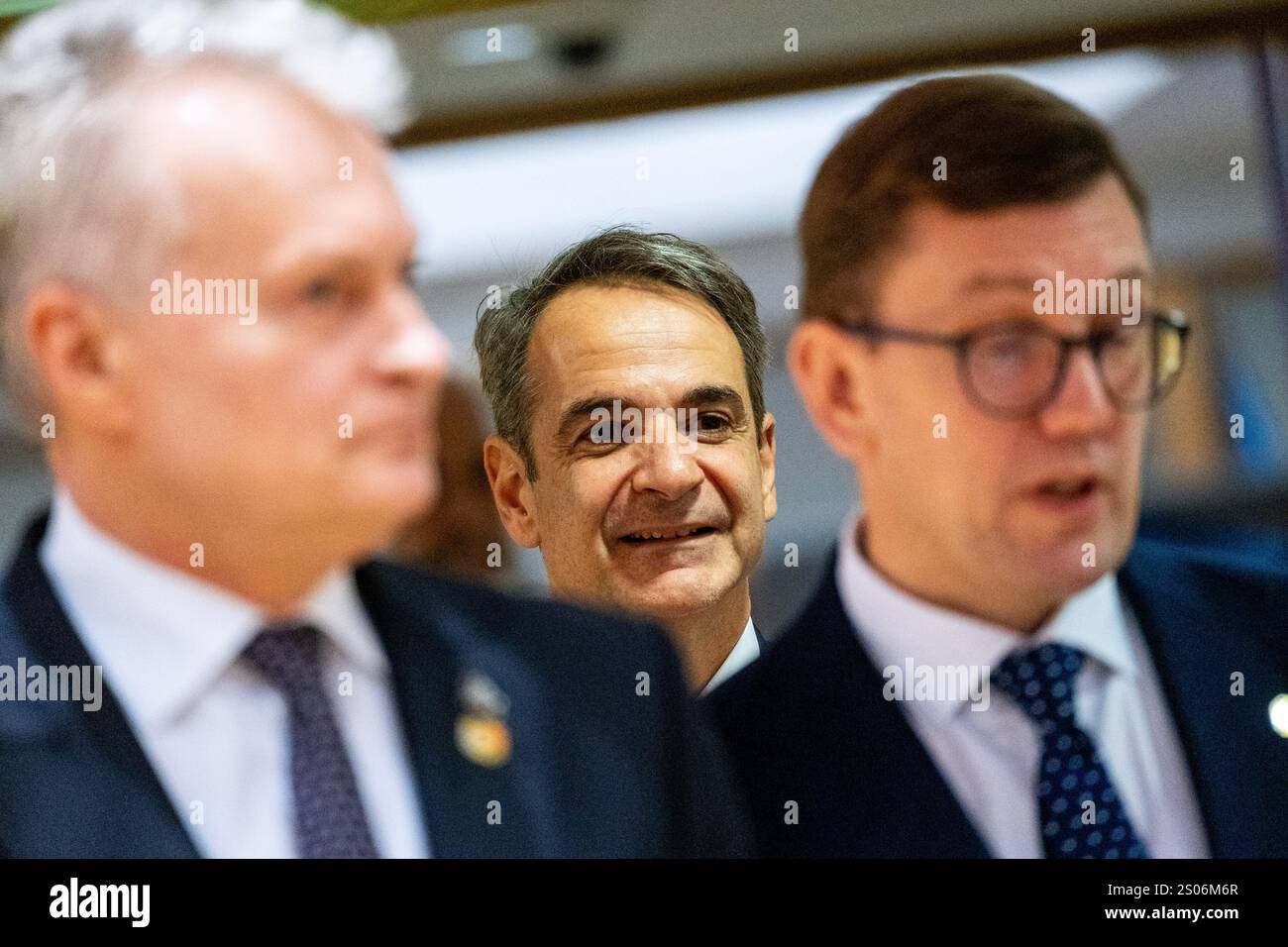 Prime Minister of Greece Kyriakos Mitsotakis (Kiriakosz Micotakisz) and ...