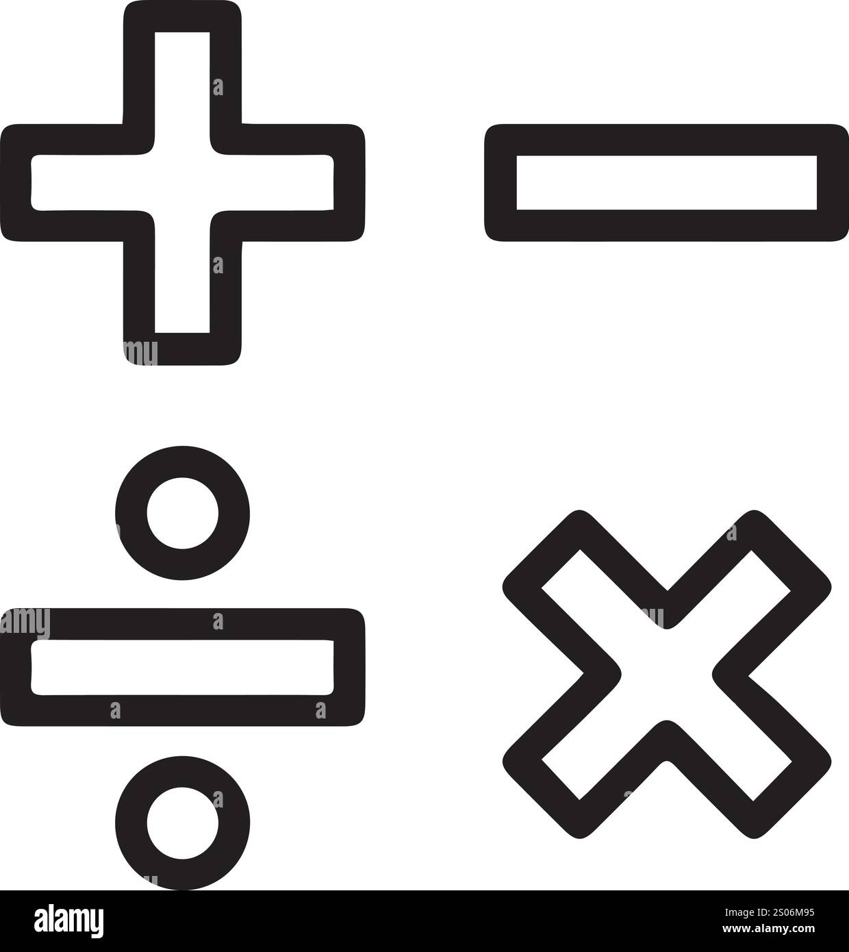 background colorful vector math symbols designs Stock Vector Image ...