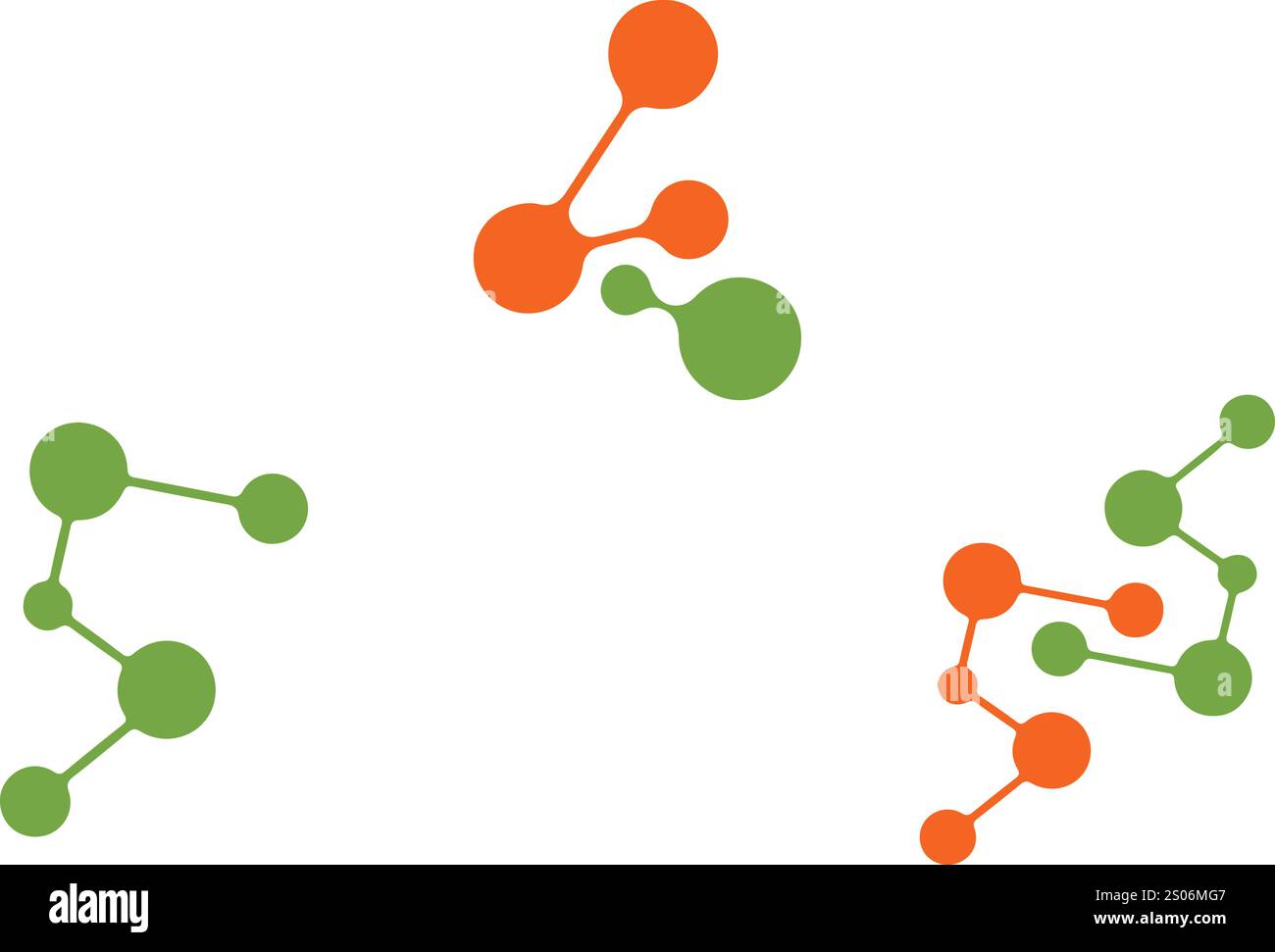vector colorful set molecule drawings Stock Vector Image & Art - Alamy