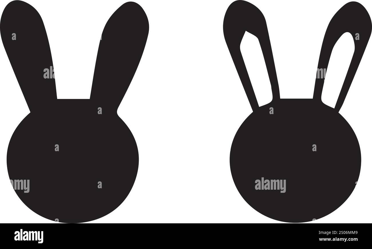 vector colorful little rabbit design illustrations Stock Vector Image ...