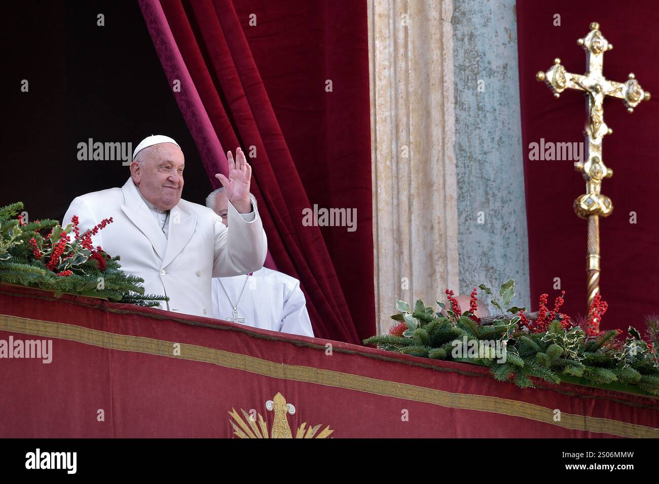 Vatican City State, Vatikanstadt. 25th Dec, 2024. Pope Francis Urbi et ...