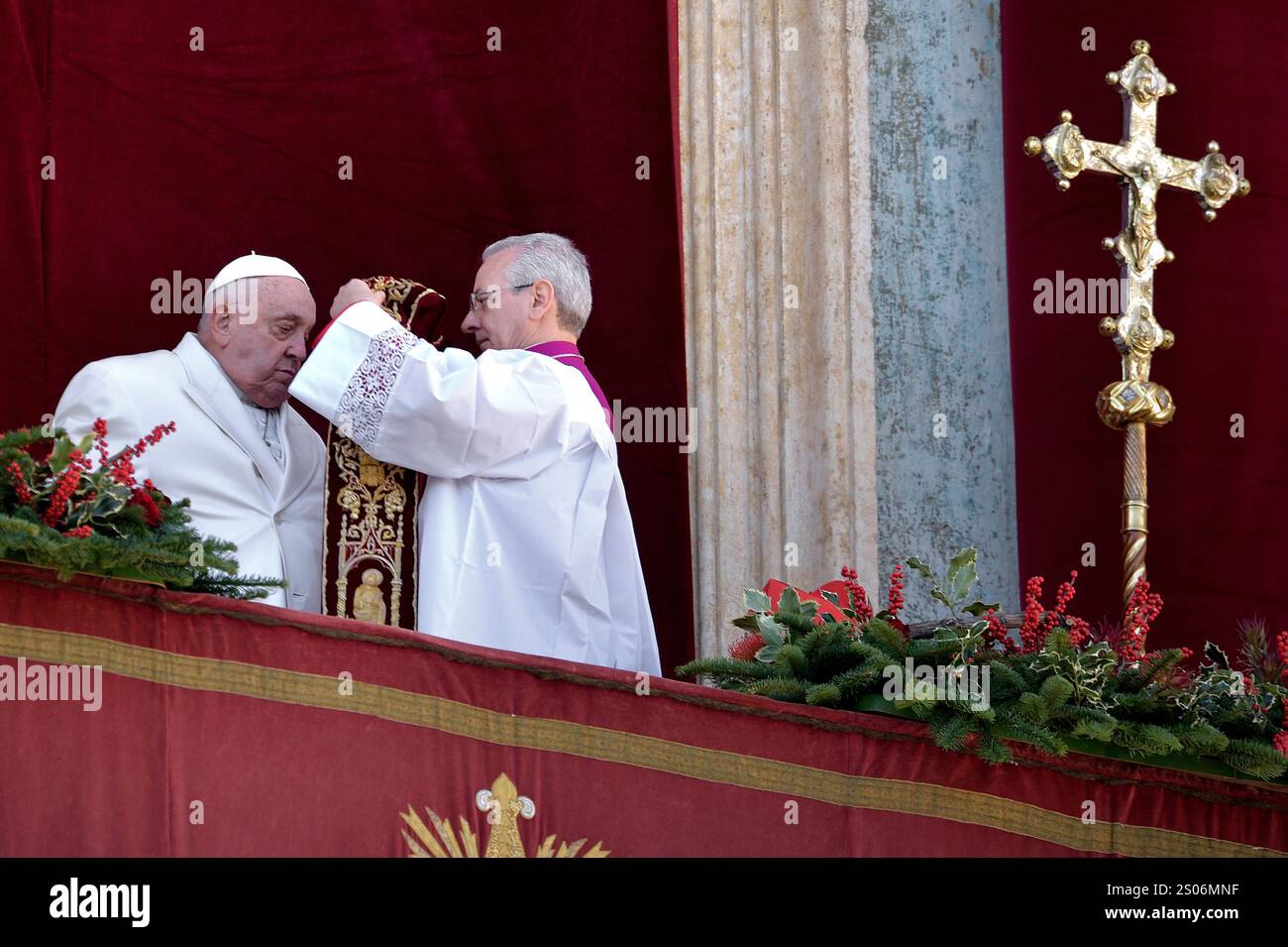Vatican City State, Vatikanstadt. 25th Dec, 2024. Pope Francis Urbi et ...