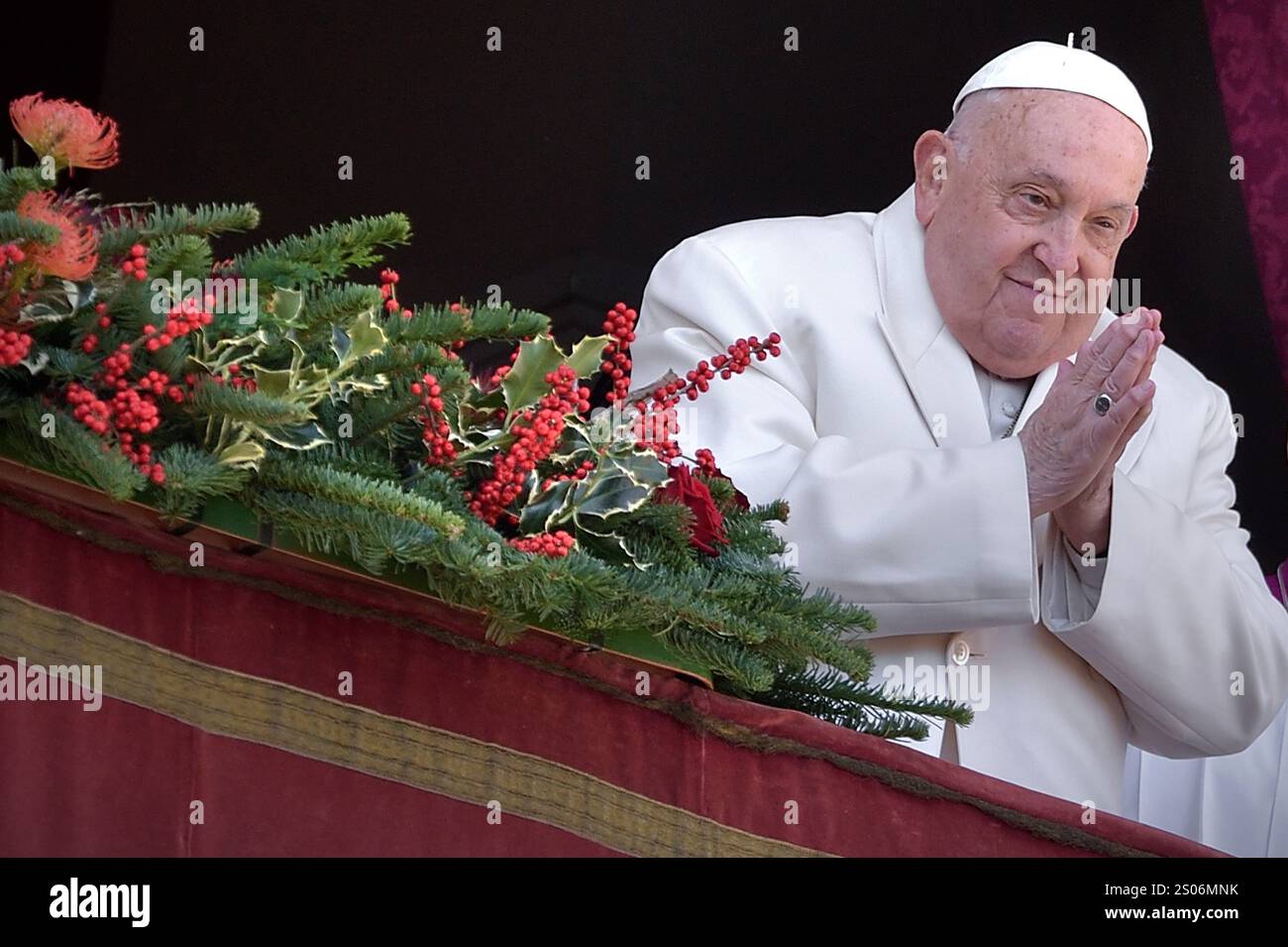 Vatican City State, Vatikanstadt. 25th Dec, 2024. Pope Francis Urbi et ...