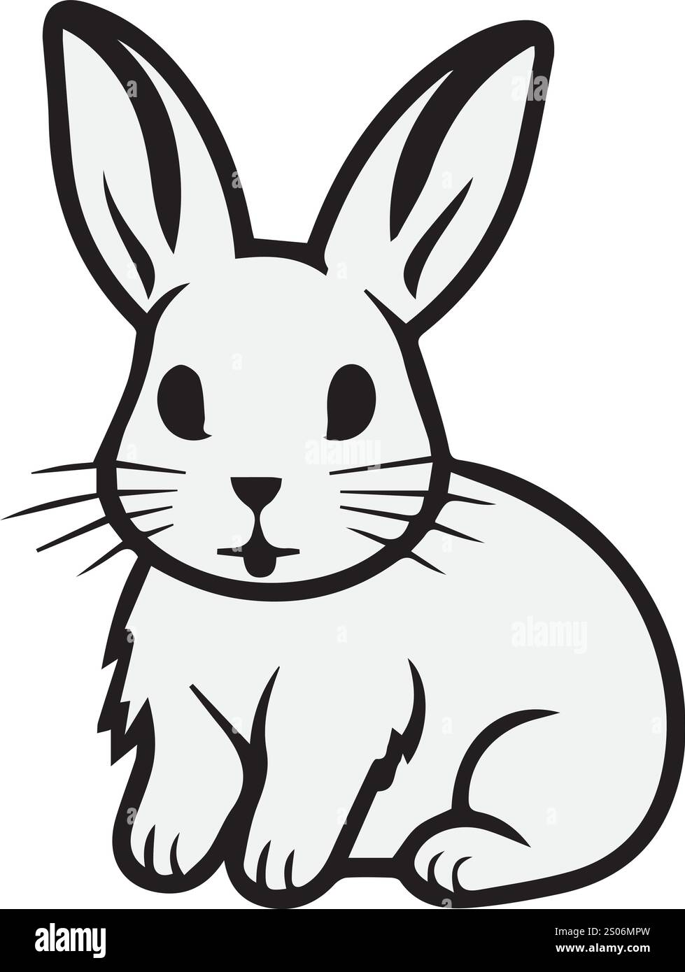 vector colorful little rabbit design illustrations Stock Vector Image ...