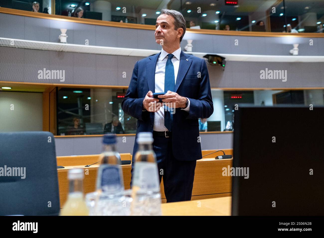 Prime Minister of Greece Kyriakos Mitsotakis (Kiriakosz Micotakisz ...