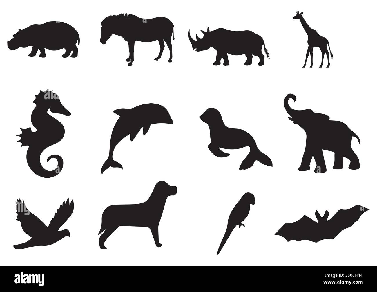 vector colorful animal set designs Stock Vector Image & Art - Alamy