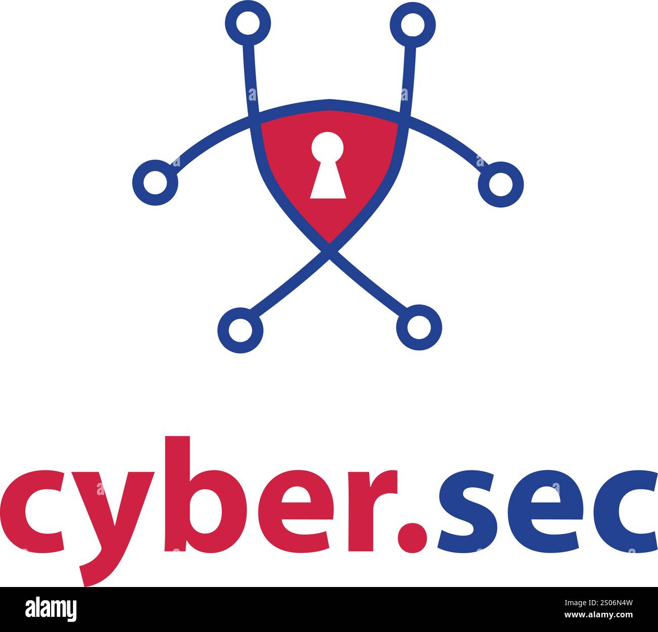 cyber security links logo design Stock Vector Image & Art - Alamy