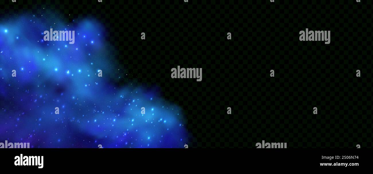 Starry neon magic dust.Realistic texture of fantastic smoke background ...
