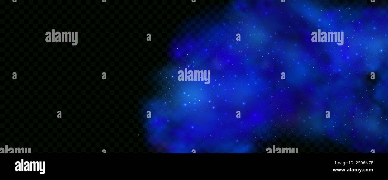 Starry neon magic dust.Realistic texture of fantastic smoke background ...