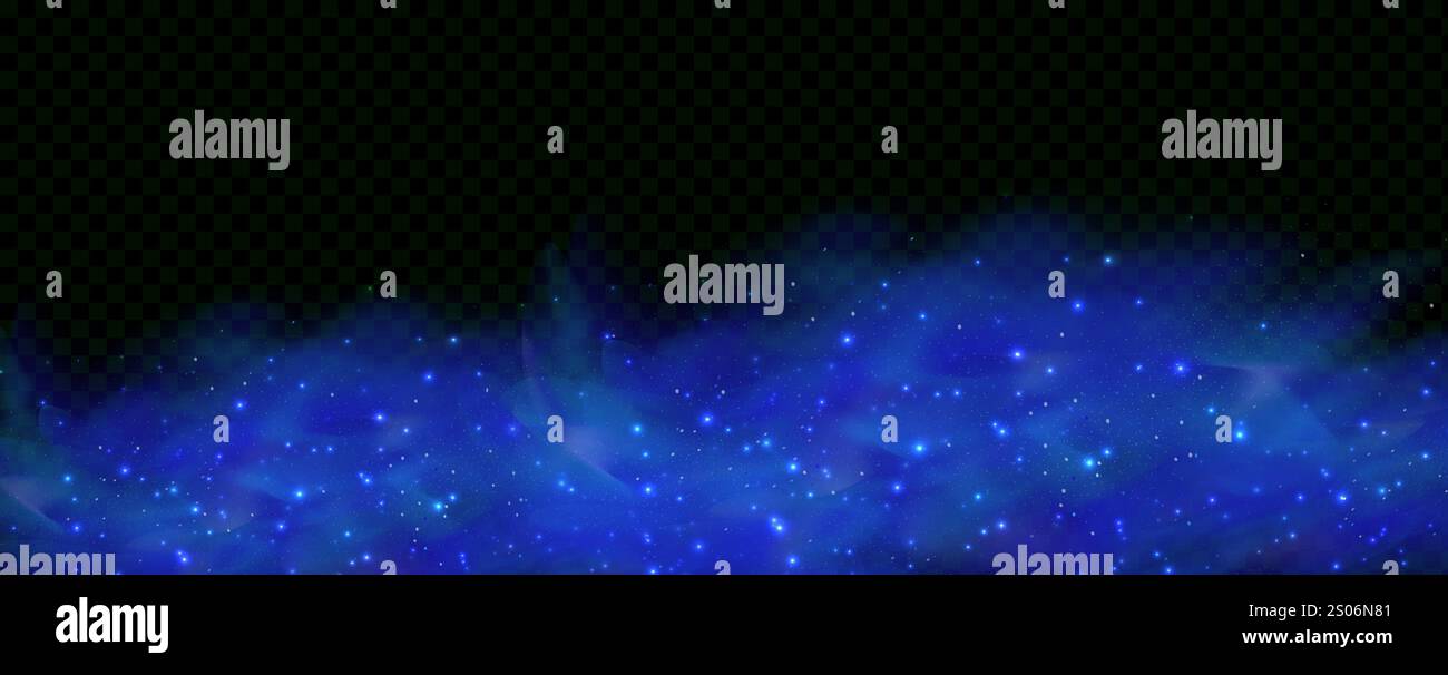 Starry neon magic dust.Realistic texture of fantastic smoke background ...