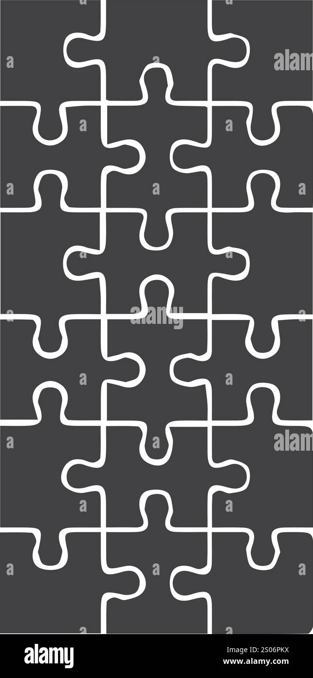 vector colorful puzzle illustration design Stock Vector Image & Art - Alamy