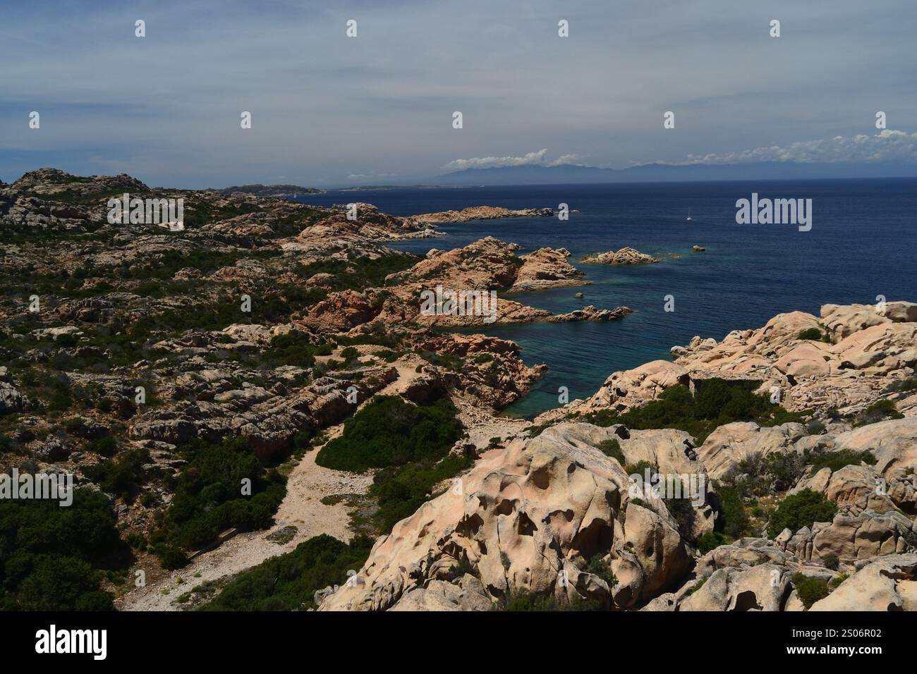 The coast of Caprera island Stock Photo - Alamy