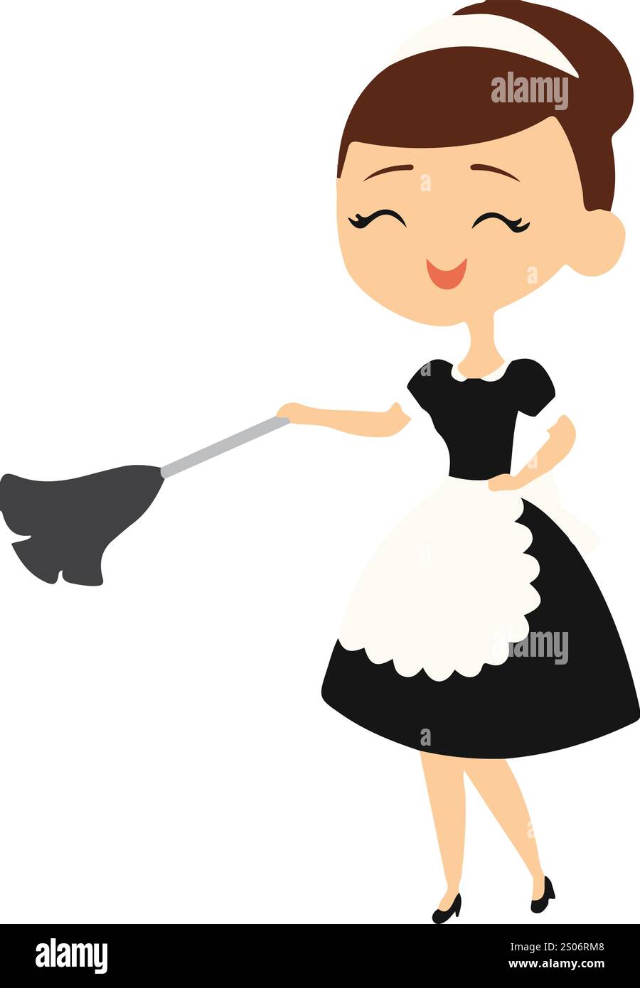 vector hotel, housekeeper, maid, human character icon Stock Vector ...