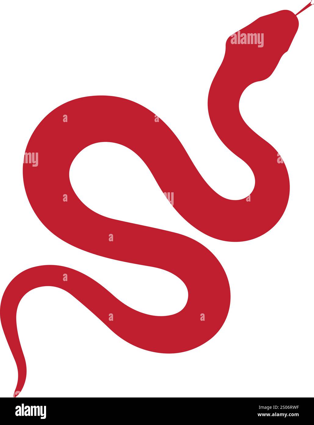 vector colorful snake silhouette drawings Stock Vector Image & Art - Alamy