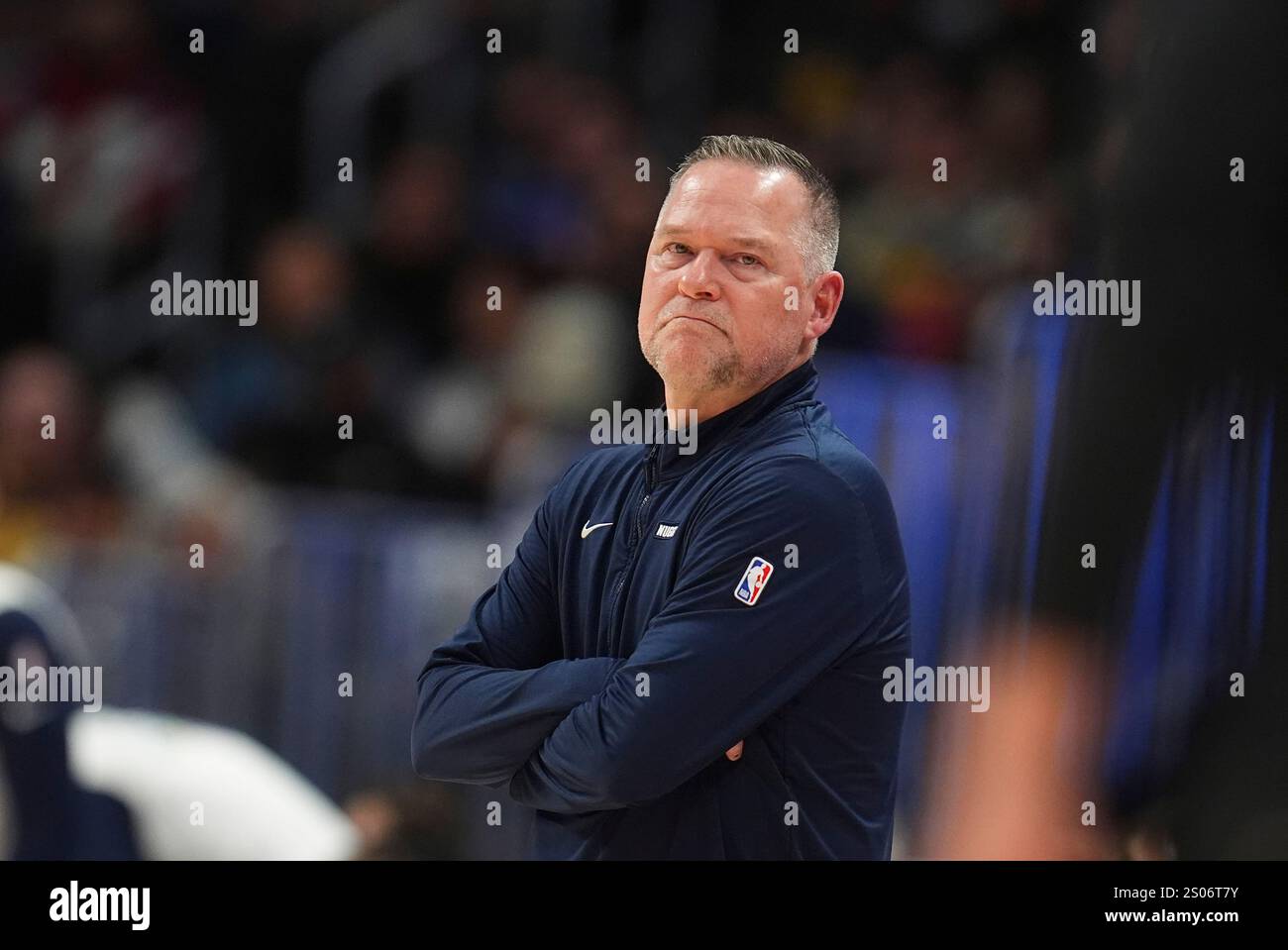 Denver Nuggets head coach Michael Malone in the first half of an NBA ...