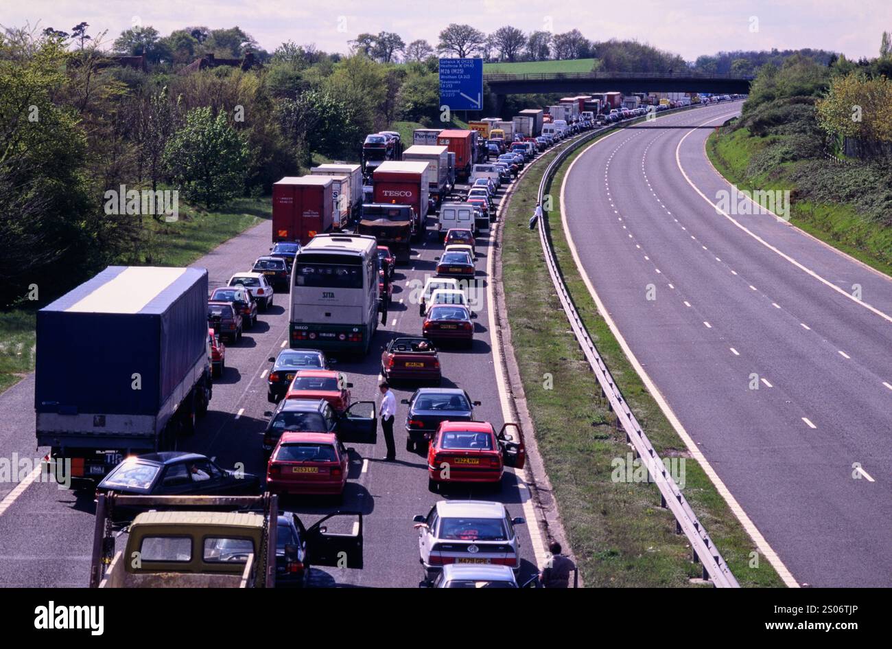 1990s traffic jam hi-res stock photography and images - Alamy