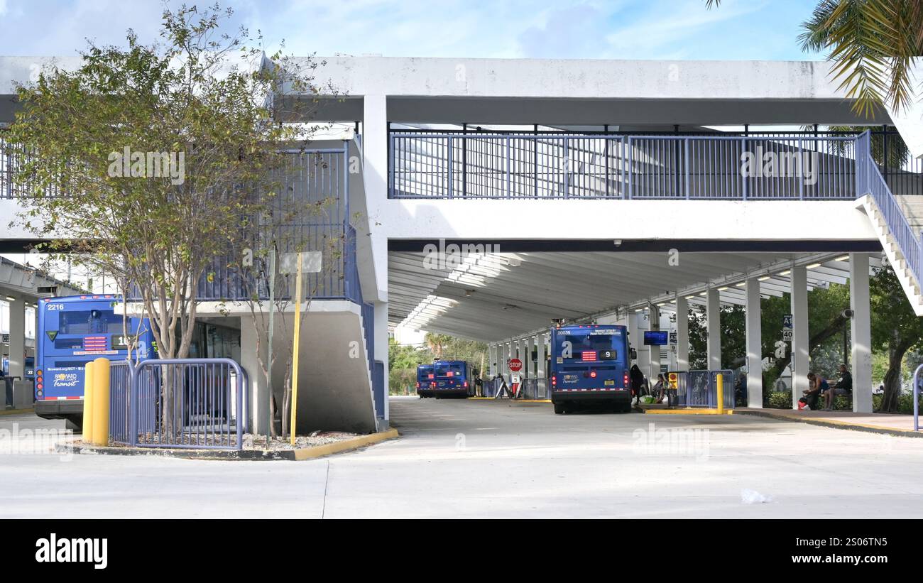 Fort Lauderdale, Florida, USA - 2 December 2023: Panoramic view of ...