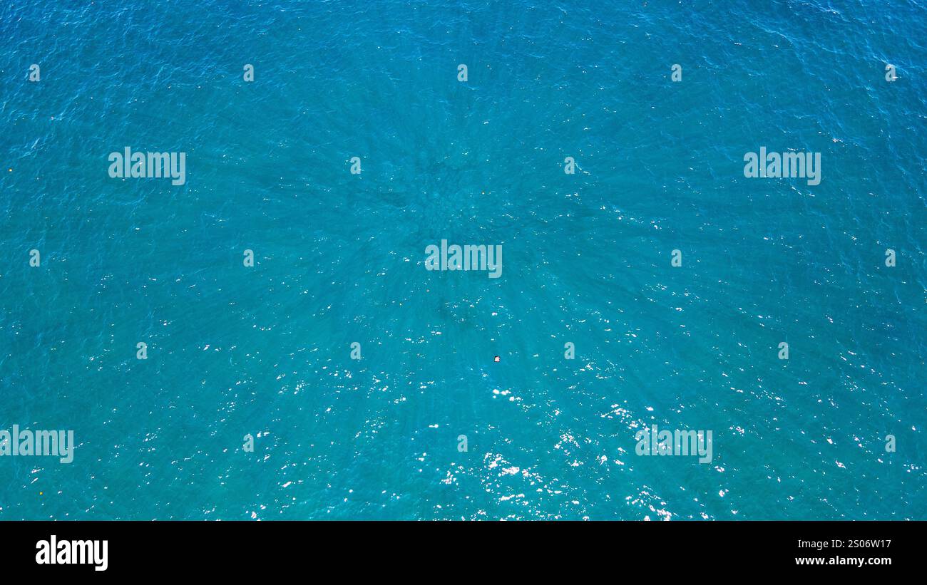 Beautiful Colored Ocean water in the Caribbean Aerial View Stock Photo ...