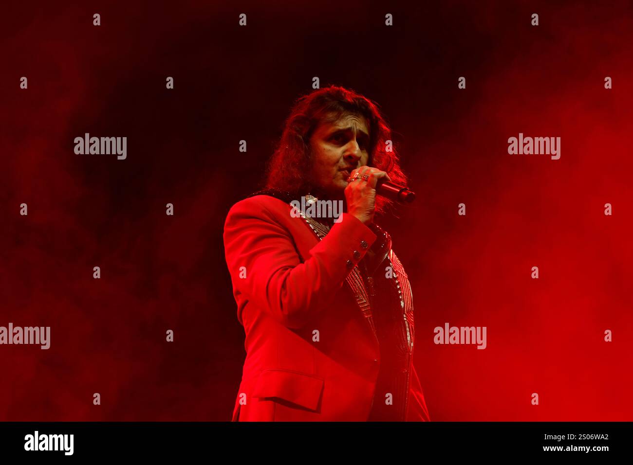 Kathmandu, Nepal. 25th Dec, 2024. Sonu Nigam, an acclaimed Indian ...