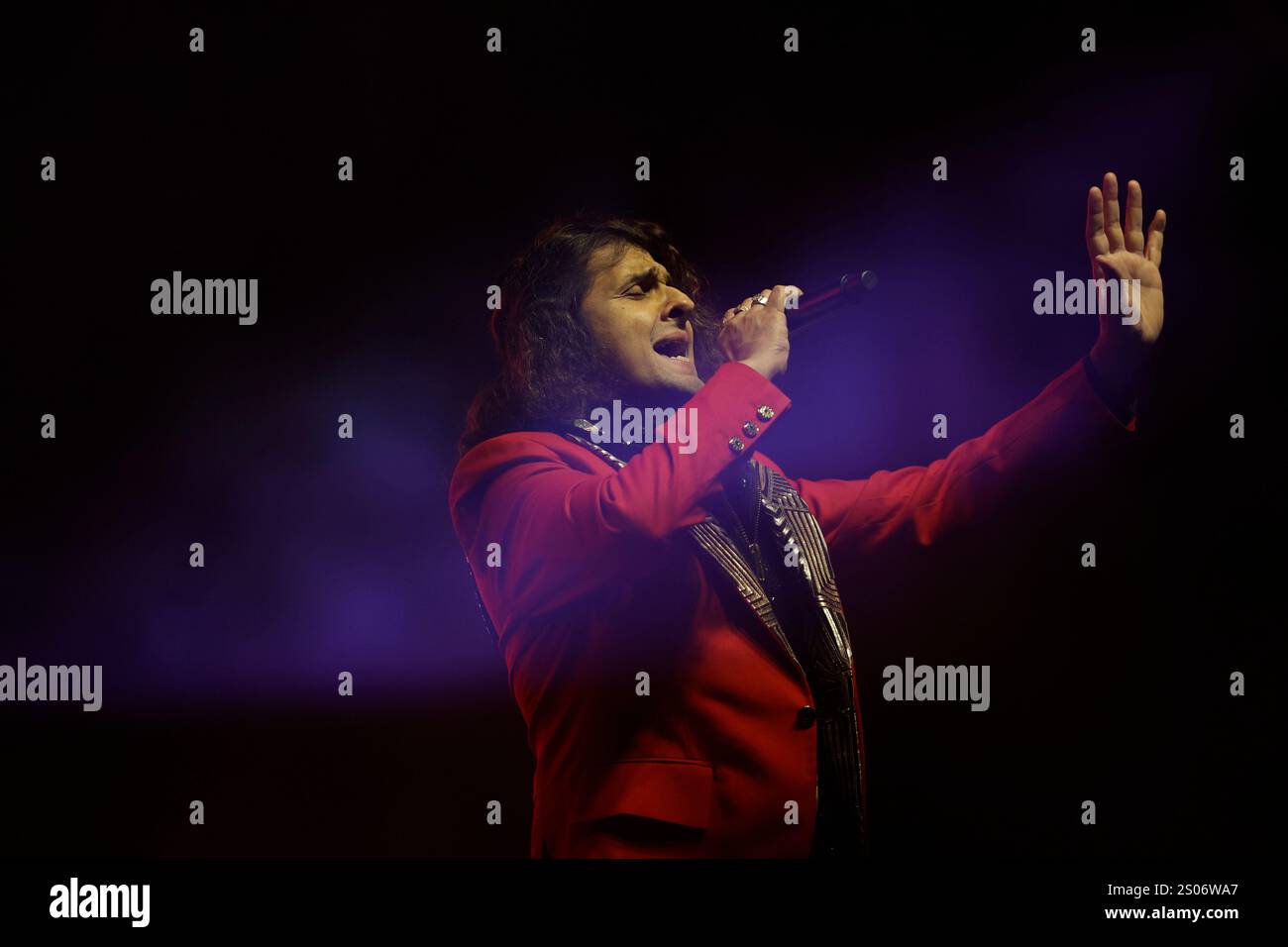 Kathmandu, Nepal. 25th Dec, 2024. Sonu Nigam, an acclaimed Indian ...