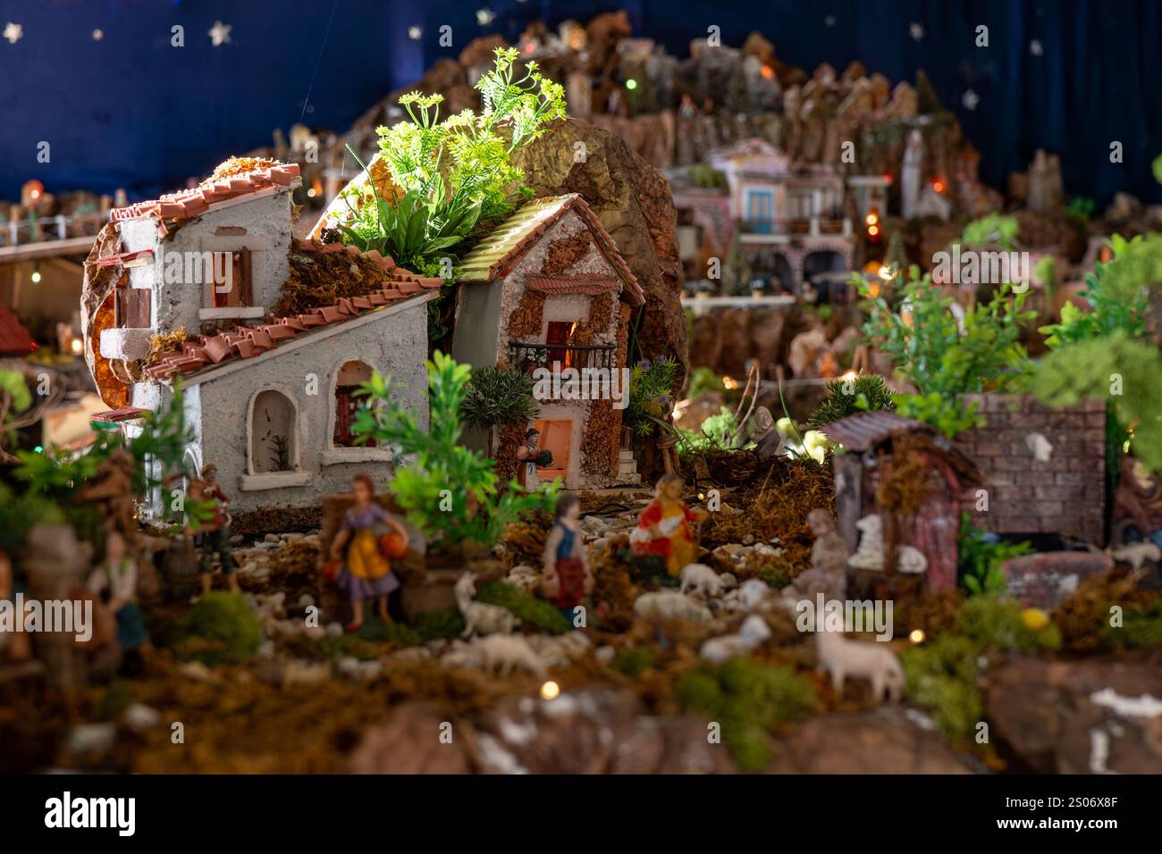 Italian Christmas Nativity Scene (Presepe Stock Photo - Alamy