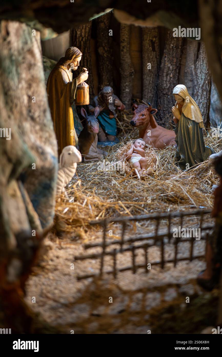 Italian Christmas Nativity Scene (Presepe Stock Photo - Alamy