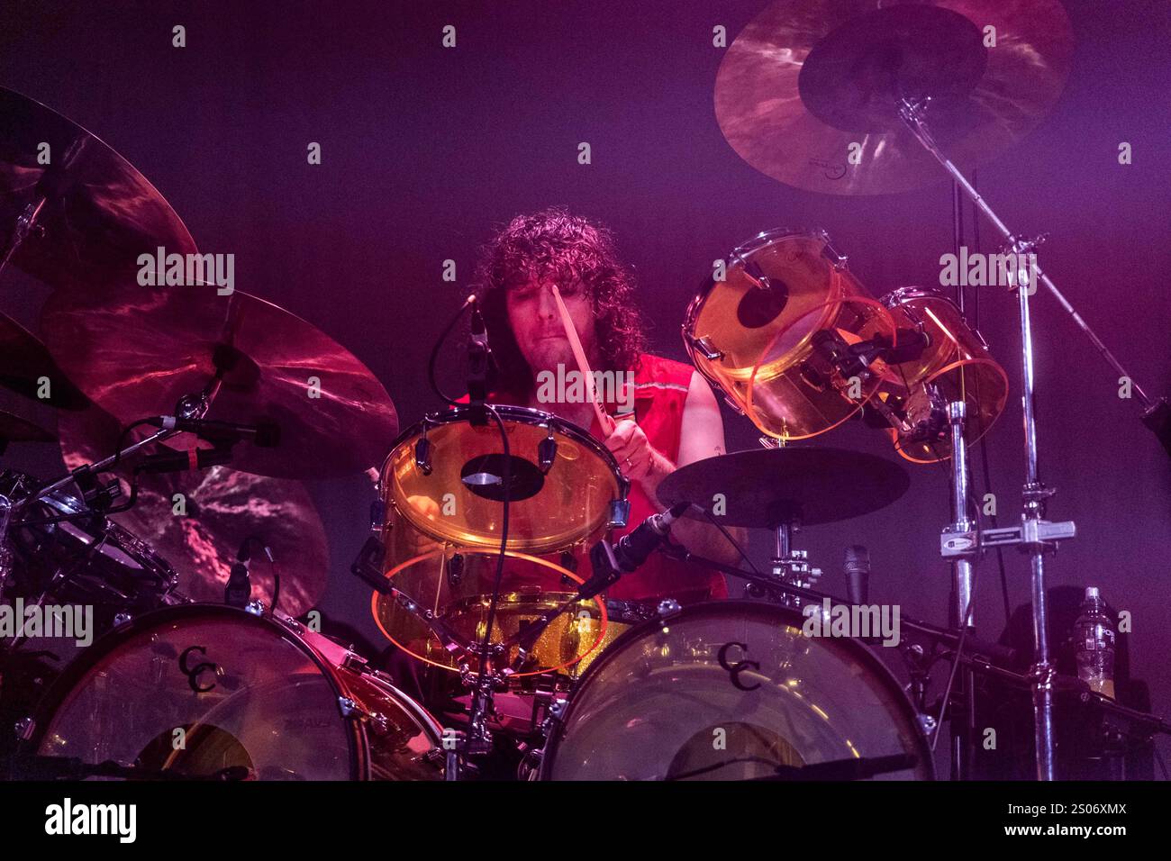 Milan, Italy. 31st Jan, 2024. Michael ''Cavs'' Cavanagh of King Gizzard ...