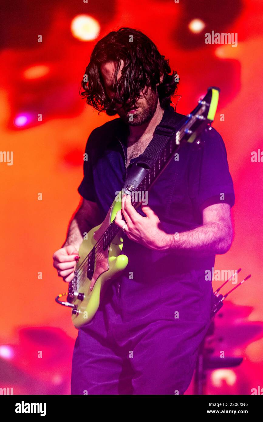 Milan, Italy. 31st Jan, 2024. Lucas Harwood of King Gizzard & The ...