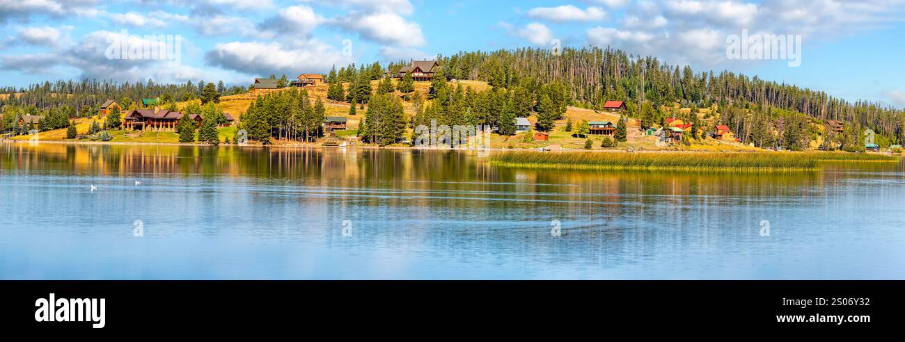 Georgetown lake panorama, near Anaconda, Montana Stock Photo - Alamy