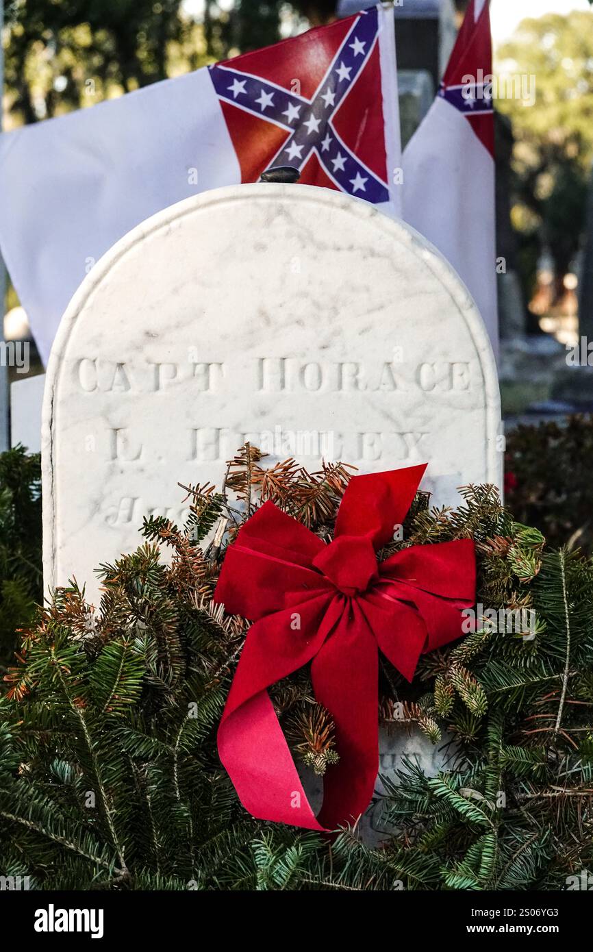 Charleston, United States. 22 December, 2024. The grave site of Horace ...