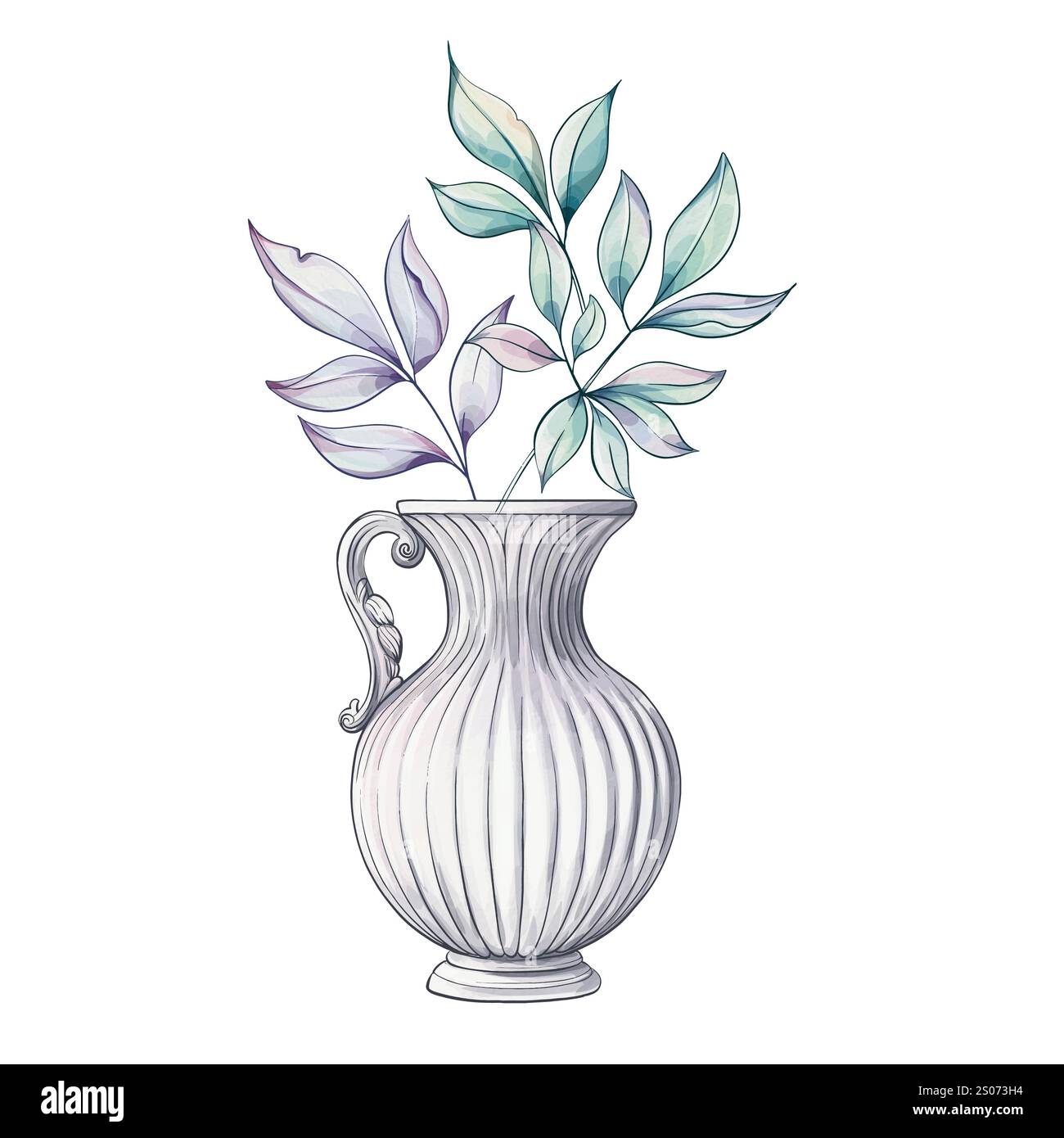 Showcasing elegant leaves Cut Out Stock Images & Pictures - Alamy