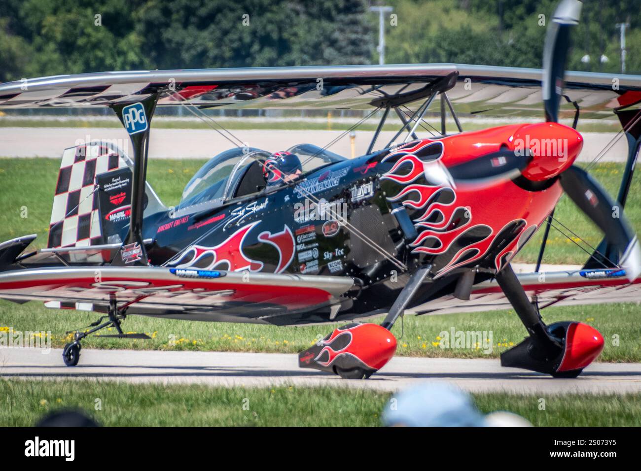 Pitts S-2 Series Biplane at Oshkosh EAA 2024 Stock Photo - Alamy