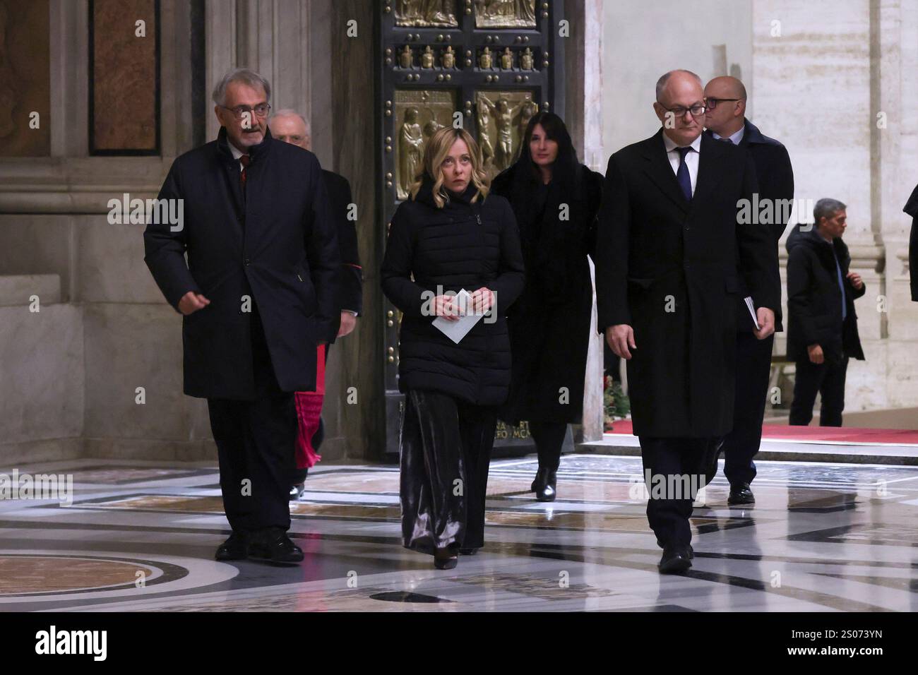 Vatican city, Vatican, 24 december 2024. Italy's Prime Minister ...