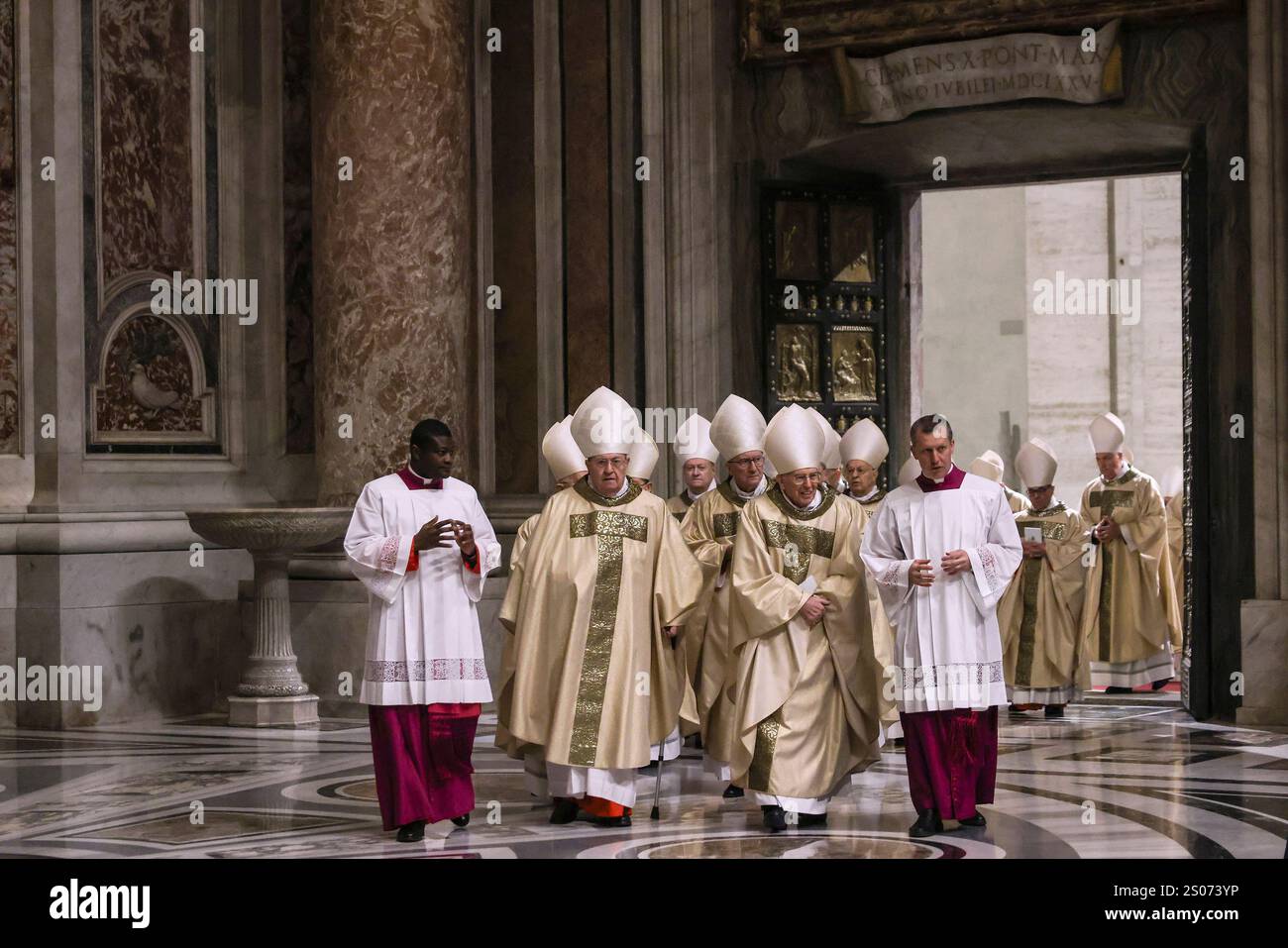 Vatican city, Vatican, 24 december 2024. Pope Francis opens the Holy ...