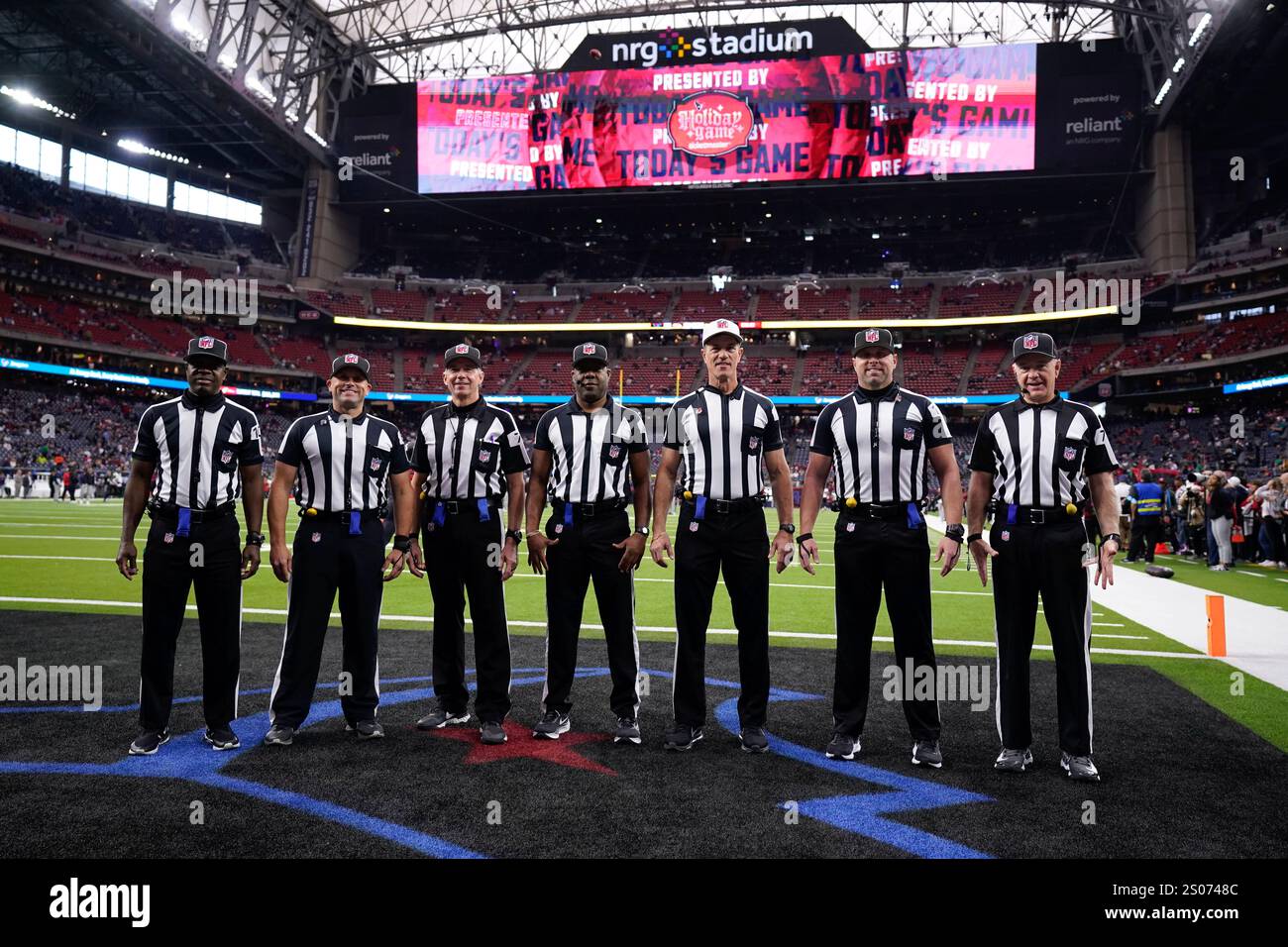 Game officials, from left, Dale Shaw, Derek Anderson, Greg Meyer, John ...