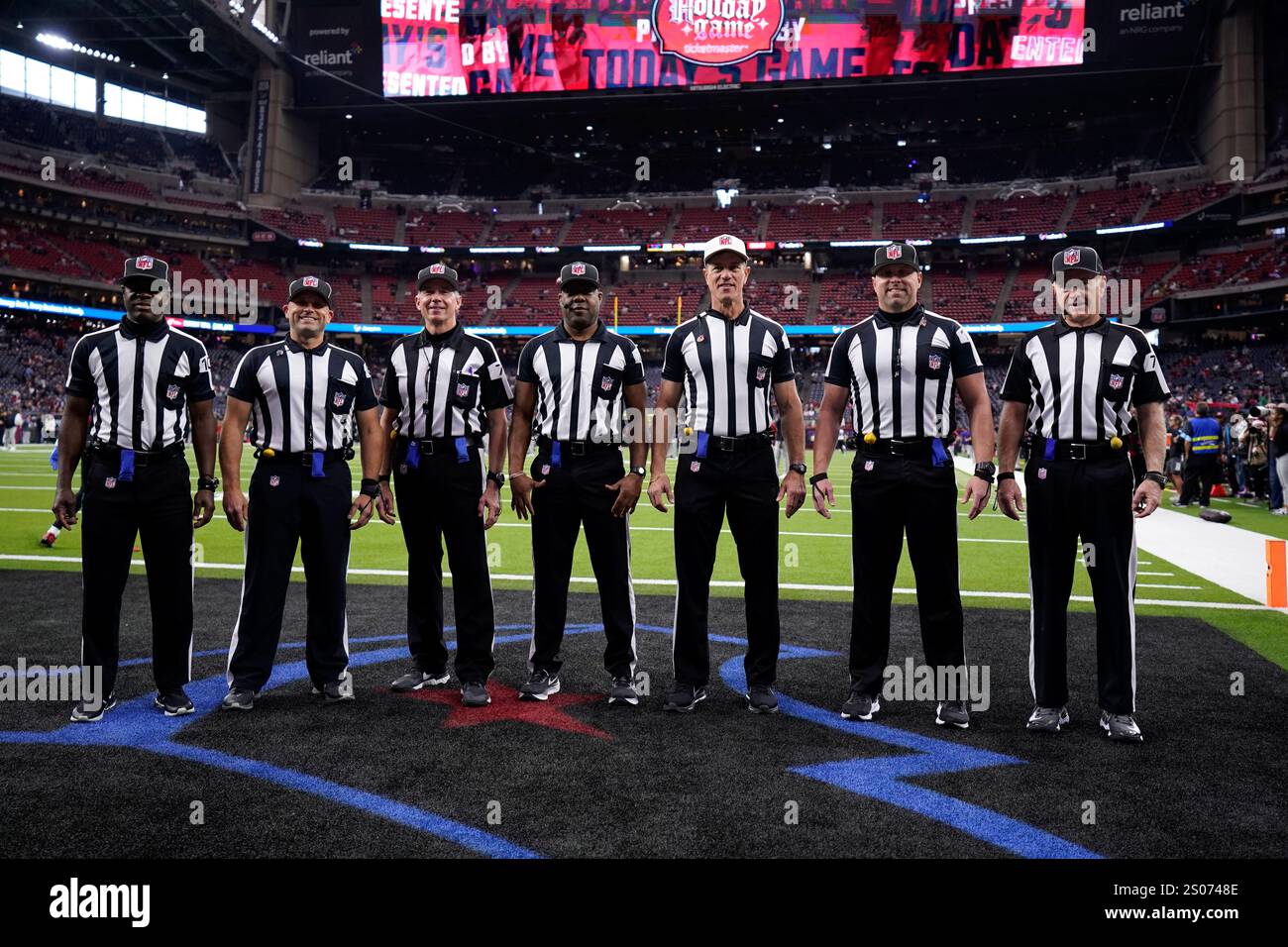Game officials, from left, Dale Shaw, Derek Anderson, Greg Meyer, John ...