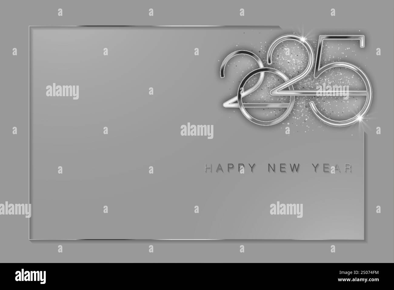 Number 2025 new year Black and White Stock Photos & Images - Alamy