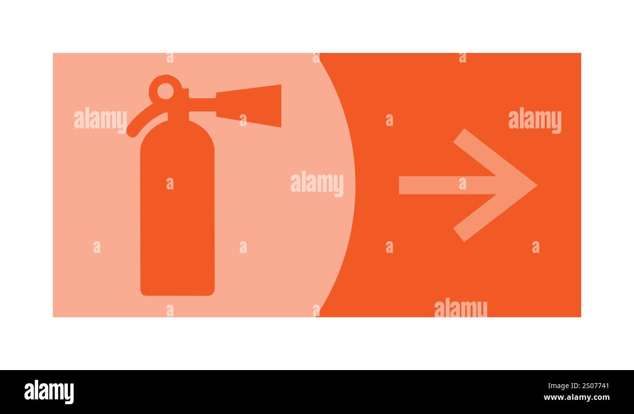 Arrow on a colorful pictogram Stock Vector Image & Art - Alamy