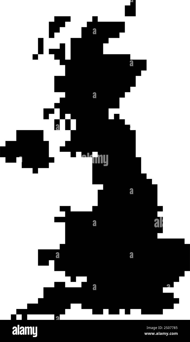 Pixelated world map icons in 8-bit style, featuring over 190 countries ...