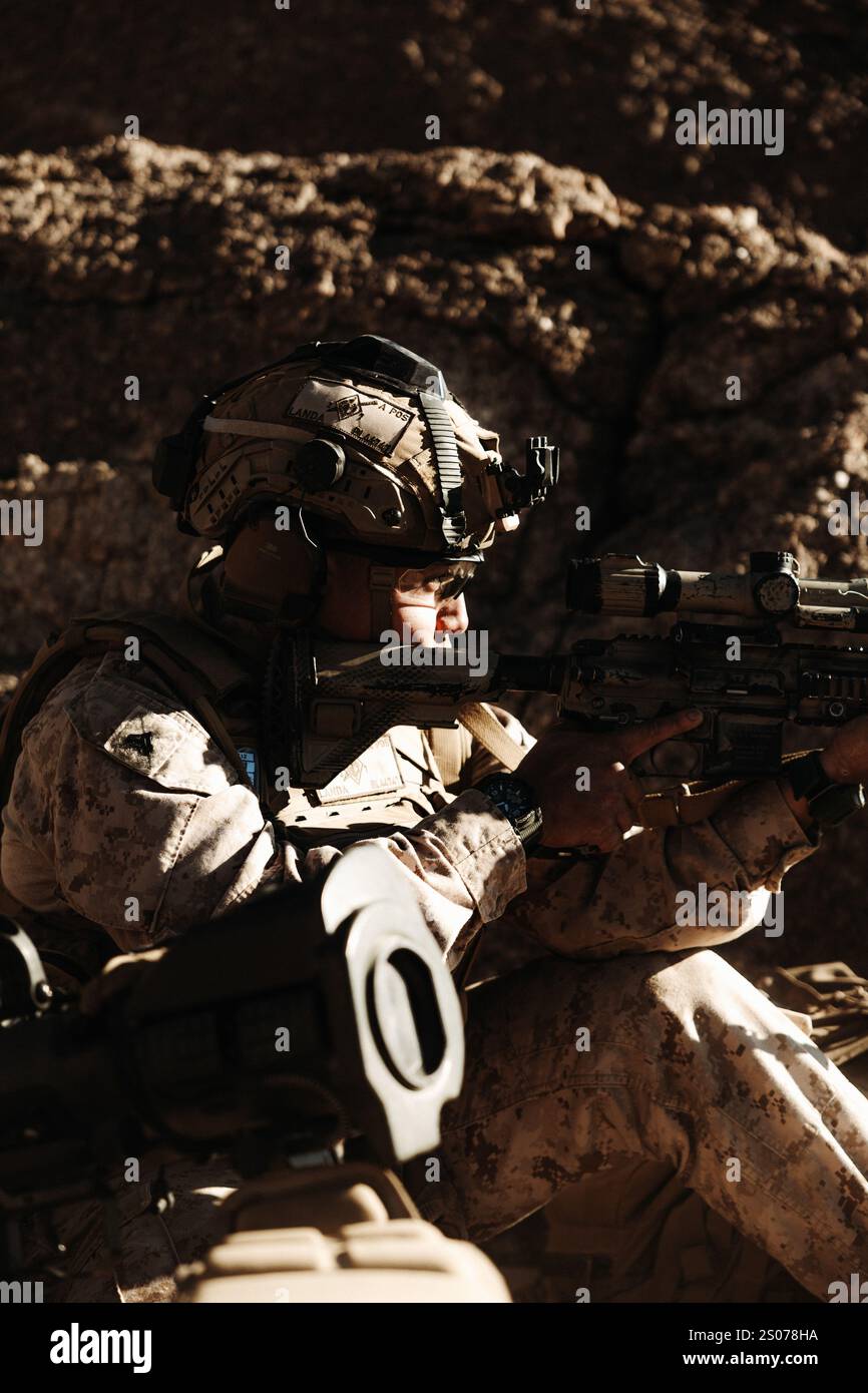 U.S. Marine Corps Cpl. Bryan Landa, an El Centro, California native ...