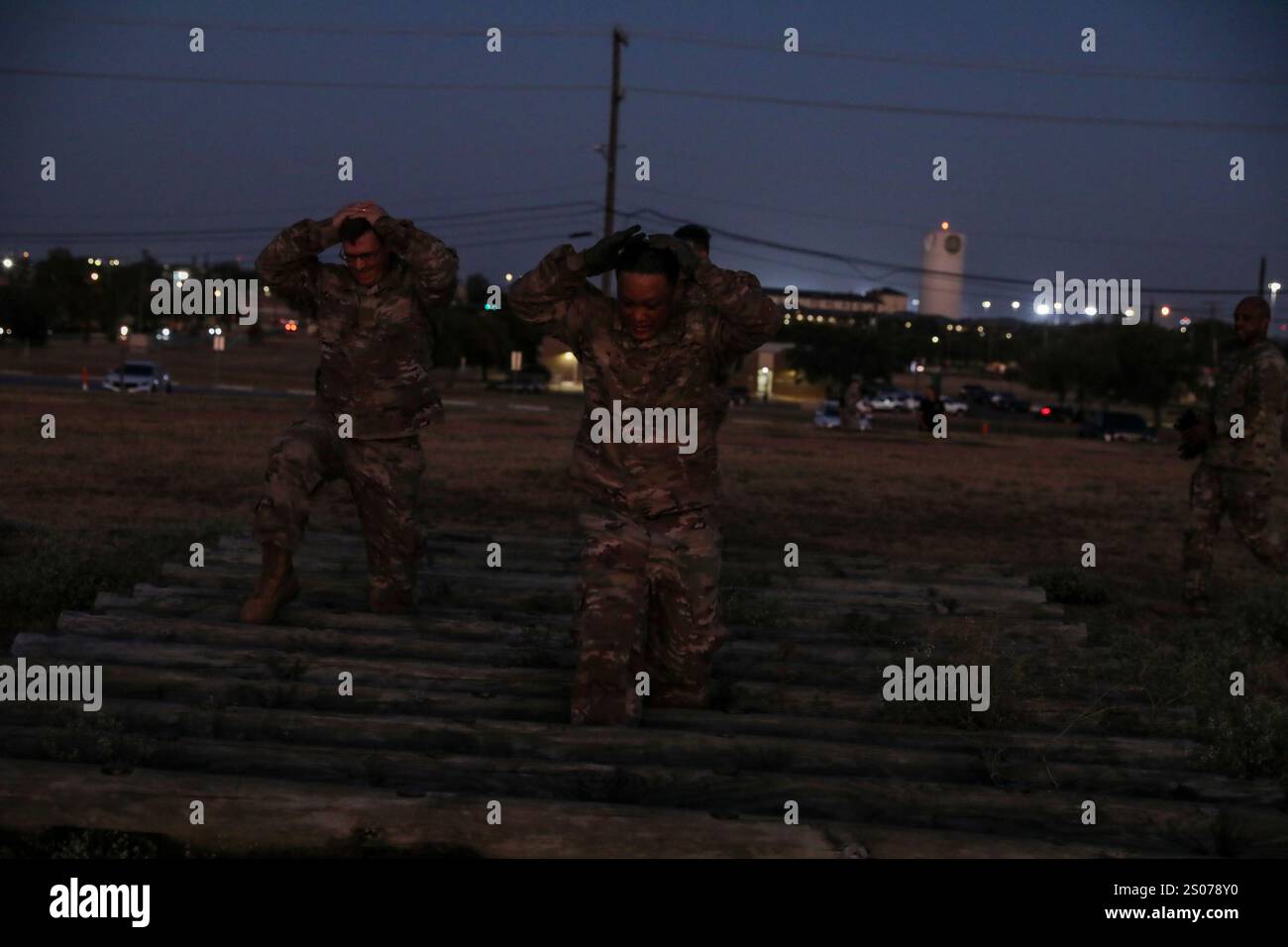 U.S. Army Soldiers assigned to the 69th Air Defense Artillery Brigade ...
