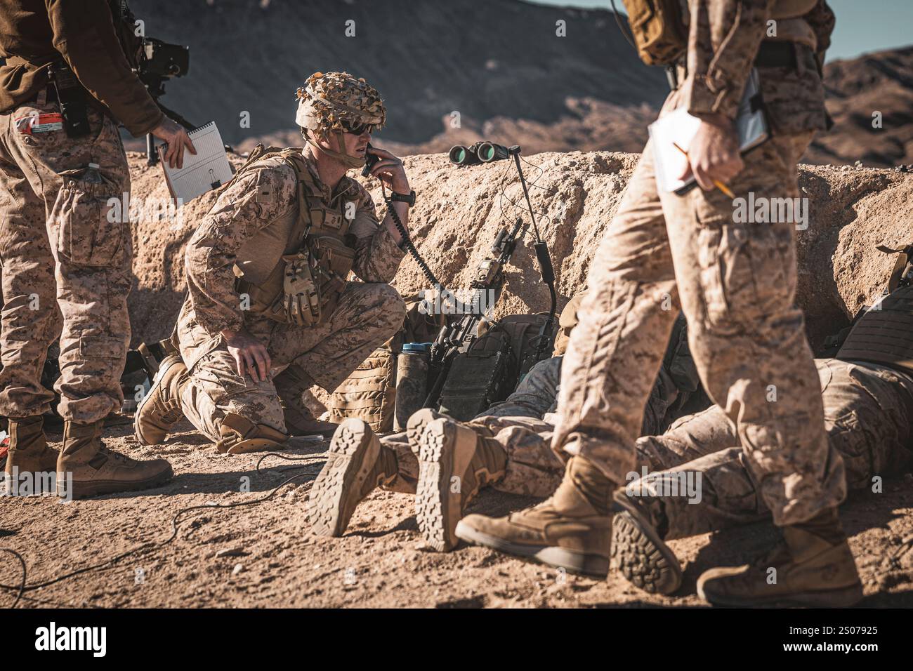 U.S. Marine Corps 1st Lt. John Collier, a Ramona, California native ...