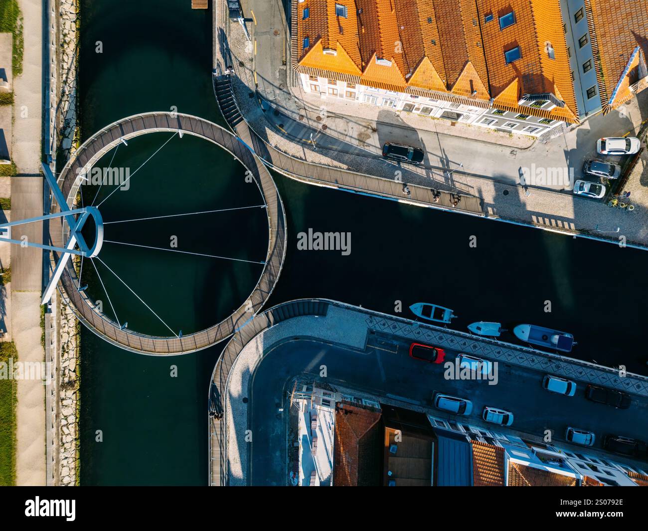 Circular Pedestrian Bridge, also known as Ponte do Laco, is a ...
