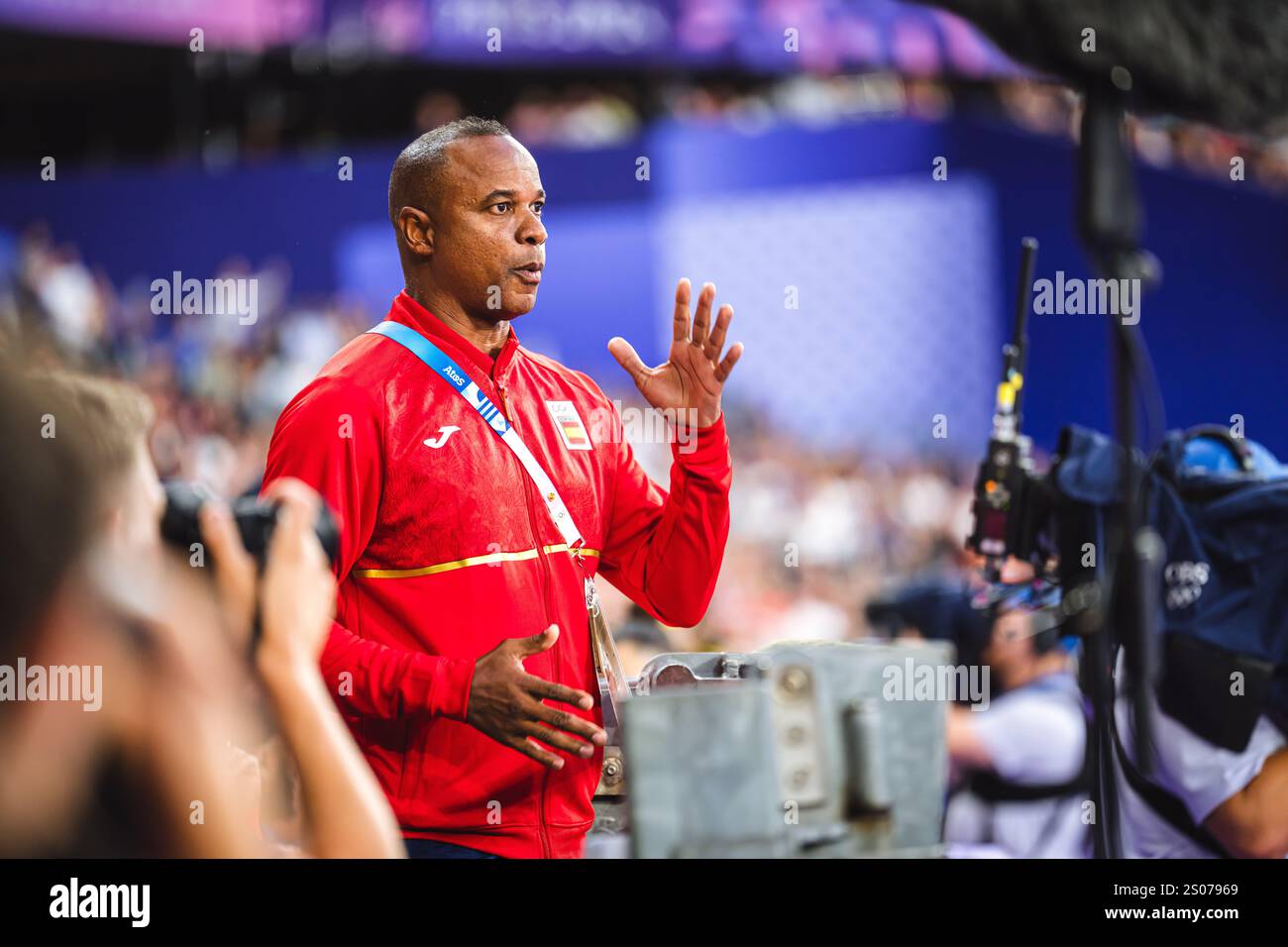 Ivan Pedroso participating at the Paris 2024 Olympic Games Stock Photo ...