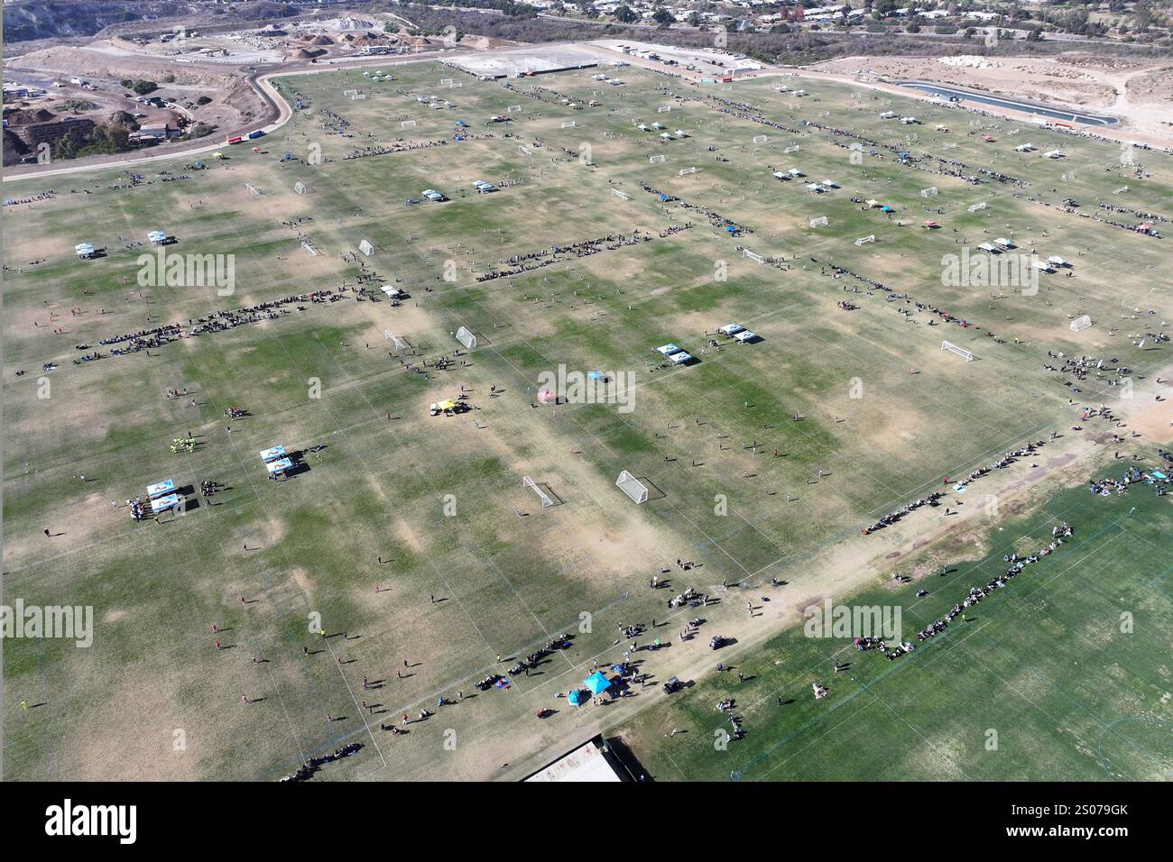 Oceanside, United States. 14th Dec, 2024. A general overall aerial view ...