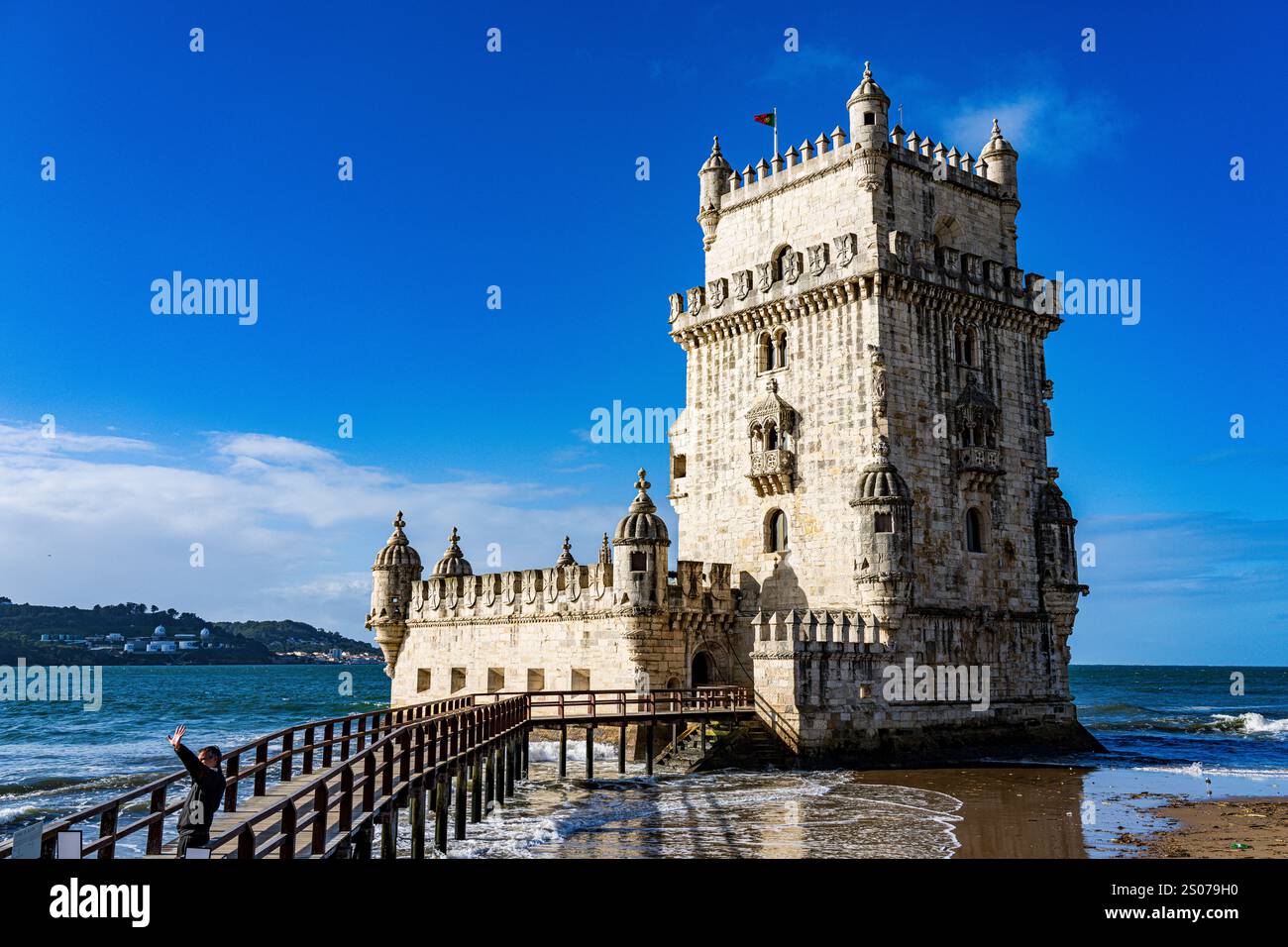 Belem Tower in Lisbon (Lisboa), Portugal is a UNESCO World Heritage ...