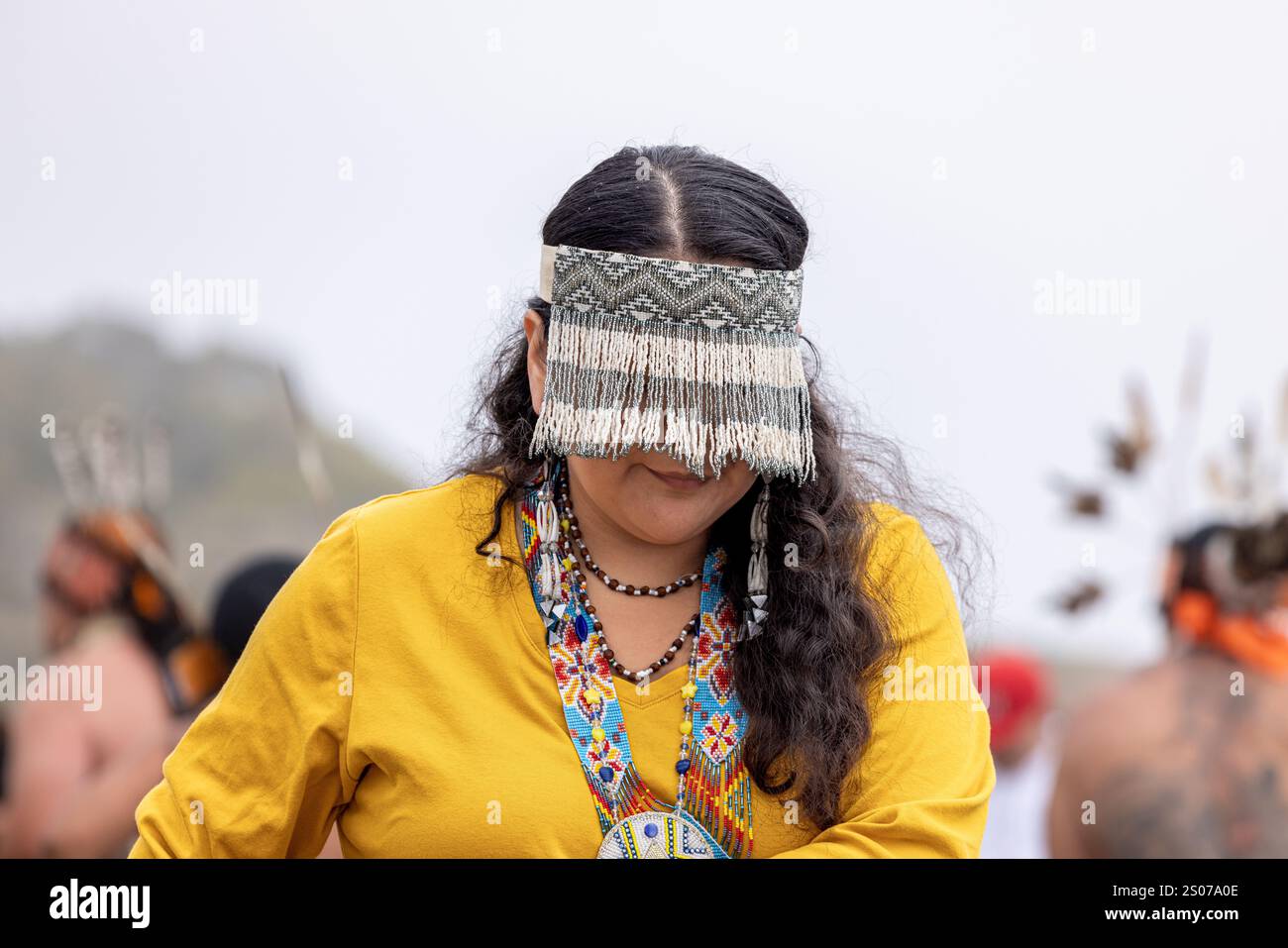 Sonoma County Pomo Dancers perform “Ocean Dance.” Credit: Tim Fleming ...