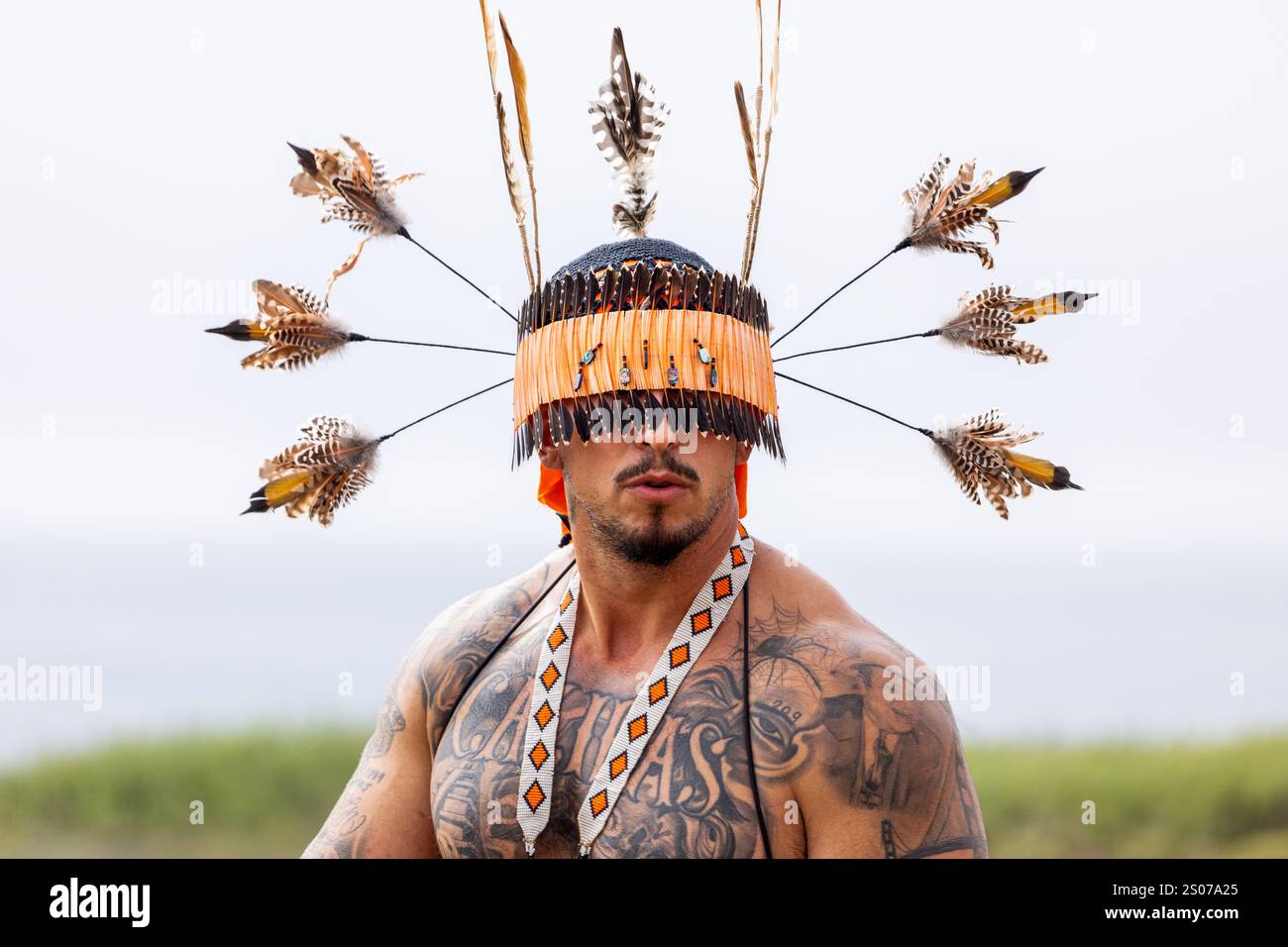 Sonoma County Pomo Dancers perform “Ocean Dance.” Credit: Tim Fleming ...