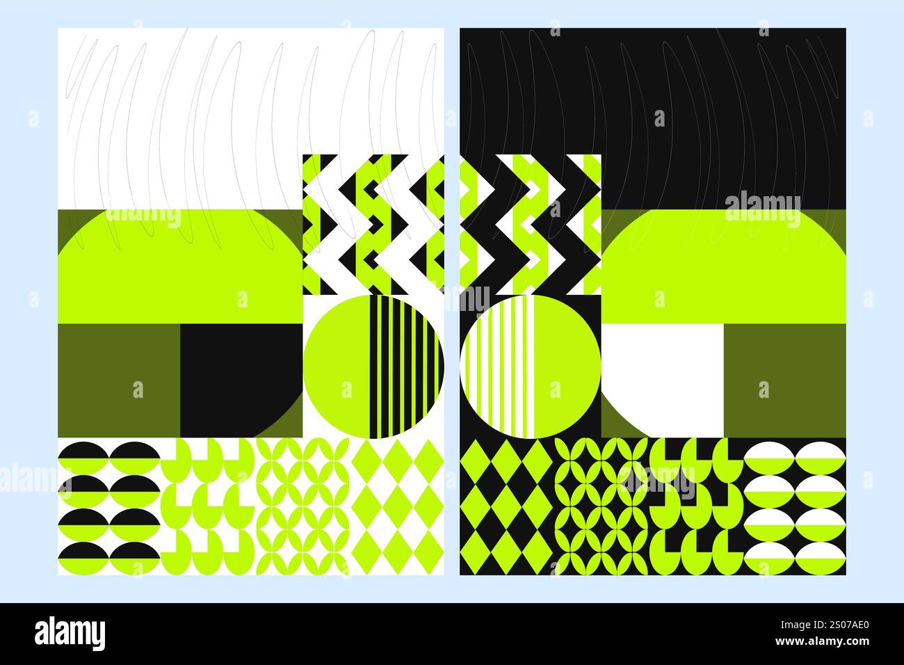 A study in contrasting colors and geometric forms, creating a dynamic ... A study in contrasting colors and geometric forms, creating a dynamic ...