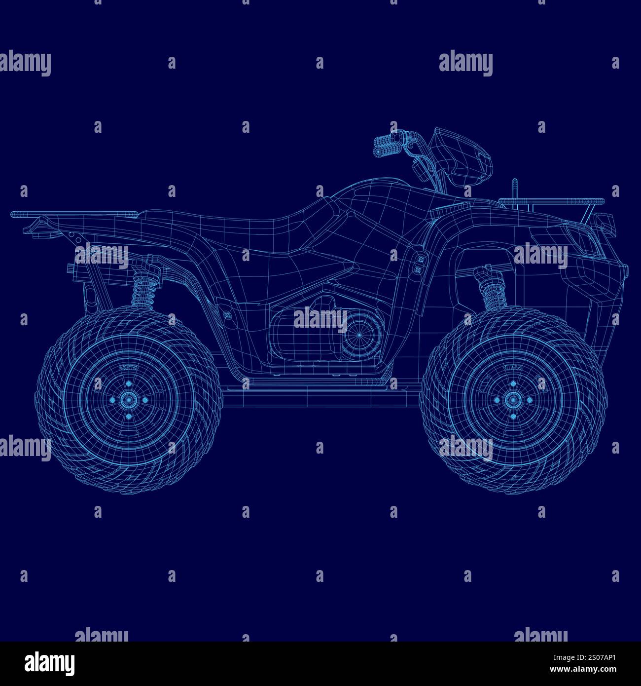 Terrain vehicle atv in Stock Vector Images - Alamy